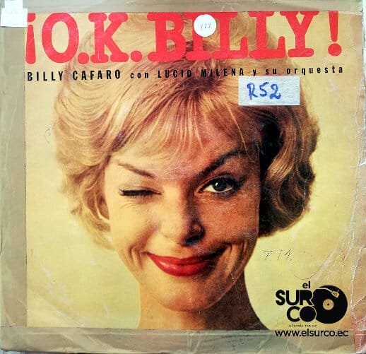 Vinilo Billy Cafaro - Ok Billy Vinyl Record