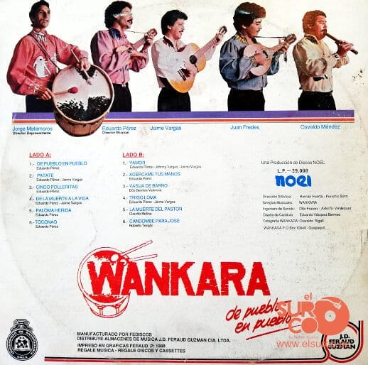 Disco de Vinilo - Wankara - De Pueblo En Pueblo - LP | El Surco® Ecuador