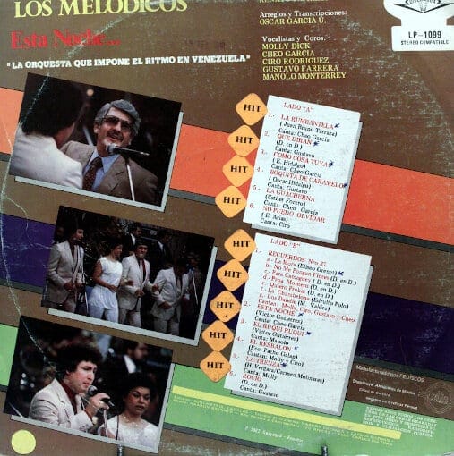 Disco de Vinilo Los Melódicos - Esta Noche | El Surco Ecuador