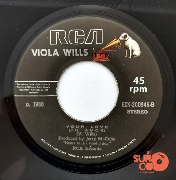 Disco de Vinilo de Viola Wills - Gonna Get Along Without You Now / Your Love Vinyl Record - Ecuador